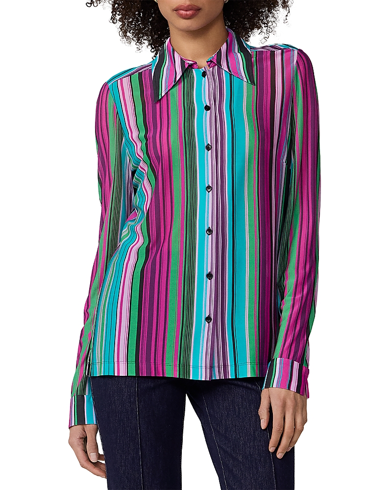 DIANE VON FURSTENBERG Diane Von Furstenberg Striped Viscose Shirt